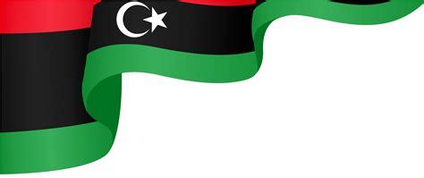 Libya Flag Wave 36569848 Png