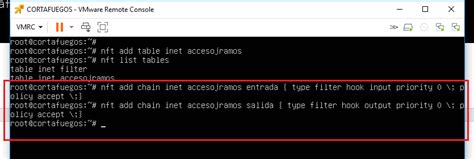Configuración Firewall con nftables RAGASYS SISTEMAS