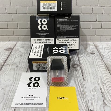 Jual Cartirdge Caliburn Pertama V1 Koko 12 Ohm Authentic Shopee