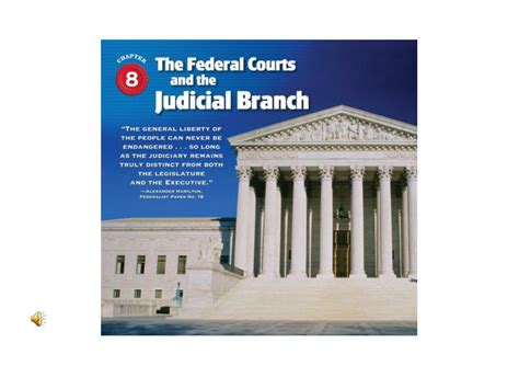 Ppt Section 1 The Federal Court System Section 2 Lower Federal