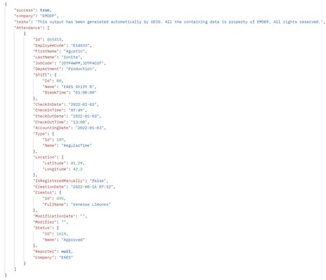 Geos Api Documentation