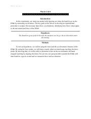 Physics Lab Pdf Phys Lab Physics Lab Introduction In This Experiment Our Team