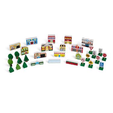 Wooden Town Play Set Melissa And Doug