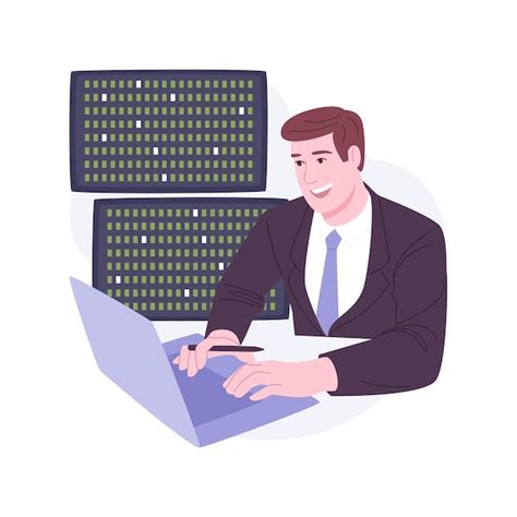Premium Vector Hedge Fund Trader Isolated Cartoon Vector Illustrations