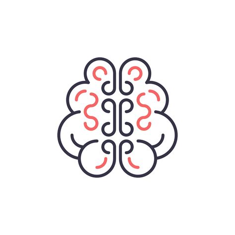 Brain Outline Vector Concept Creative Icon Or Logo 12734314 Vector Art At Vecteezy