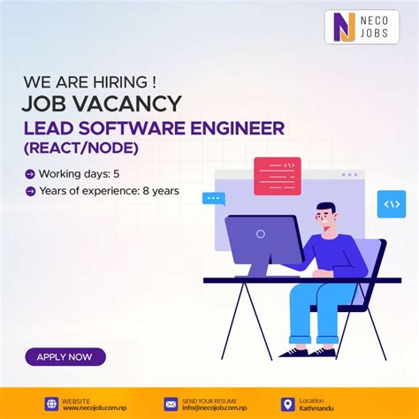 Neco Jobs Pvt Ltd On Linkedin Necojobs Leadsoftwareengineer Itjobs