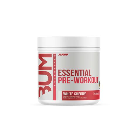 Bum Essentials Charged Pre Workout Raw Nutrition Get Raw Nutrition