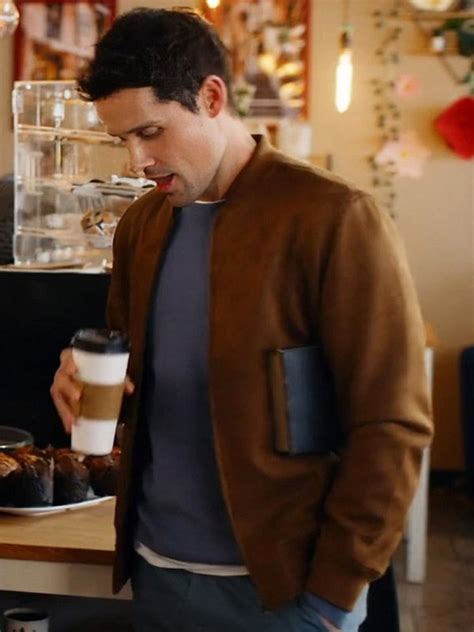 An Easter Bloom Benjamin Hollingsworth Brown Leather Jacket