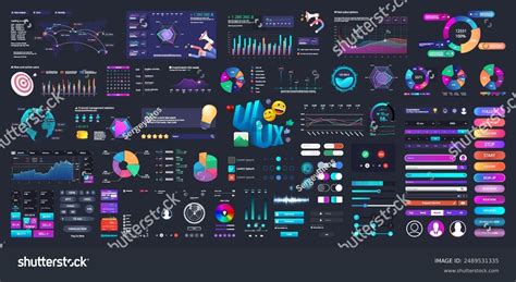web ui ux graphic elements set stock vector royalty free 2489531335
