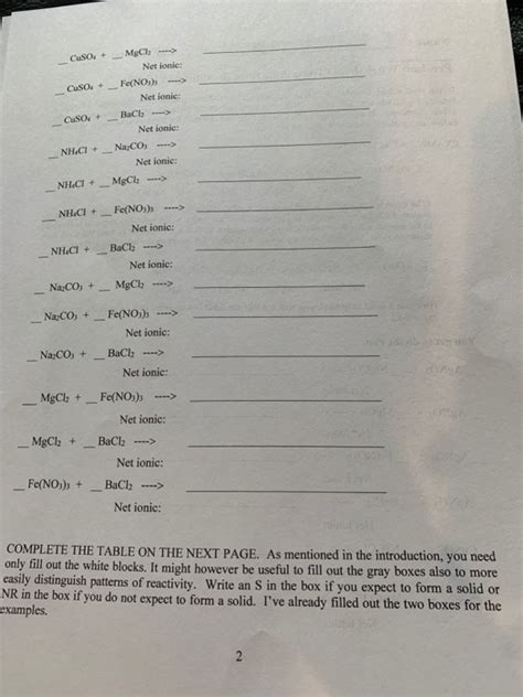 Solved Pre Lab Worksheet To Be Done Prior To Coming To Chegg Com
