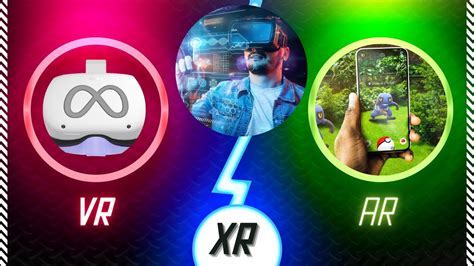Diferença entre VR AR e XR Realidade Virtual Realidade Aumentada e