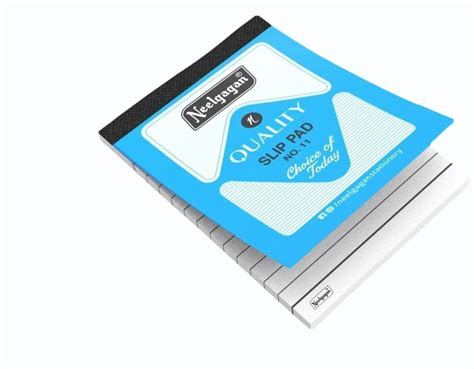Laminated Paper Cover Perfect Bound Ruled Slip Pad Size A At Piece In New Delhi