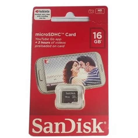 Sandisk Memory Card Memory Size 16GB For Mobile Phone At Rs 200 Piece In Mumbai