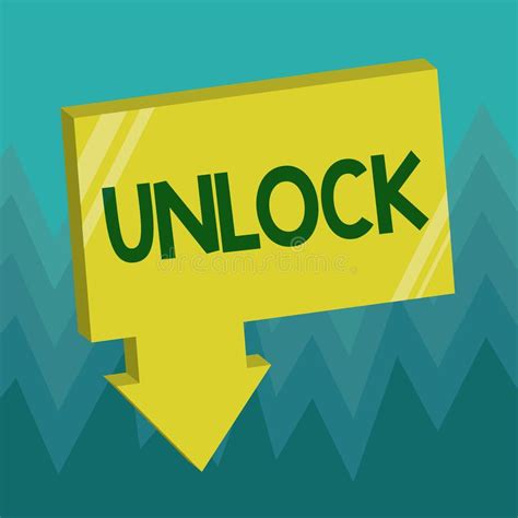 Conceptual Hand Writing Showing Unlock Business Photo Showcasing Use