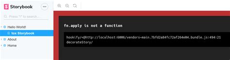 Fn Apply Is Not A Function When AddDecorator Is Used Issue 8719