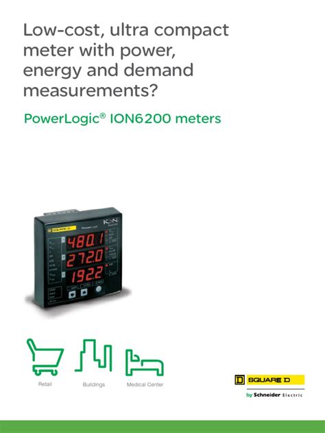 Powerlogic Ion 6200 3000br606r1009 Pdf Kilowatt Hour Electrical