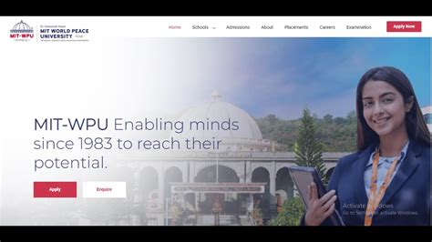 Mit Wpu 2023 Admission Form Started Eligibility Admission