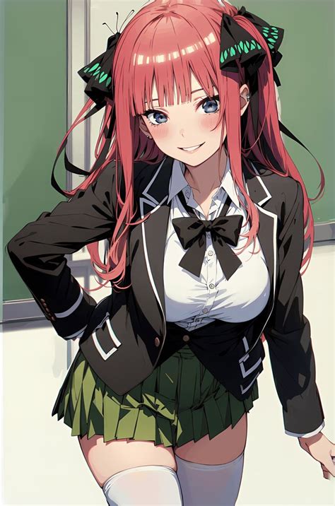 Nino Nakano Manga Anime Girl Beautiful Anime Girl Ecchi Girl