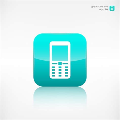 Premium Vector Mobile Phone Icon Vector Illustration