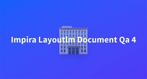 Anushk24 Impira Layoutlm Document Qa 4 At Main