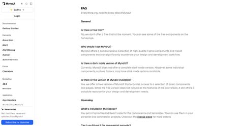 Faq Mynaui Made With Tailwindcss Shadcnui Radix Ui And Figma