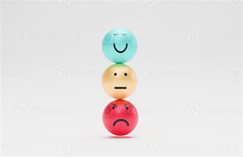 Customer Evaluation Indicator Rating Print Screen On Ball Since Low To High On White Background