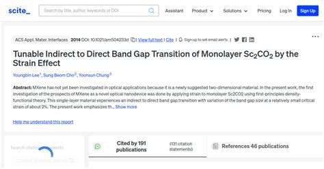 Tunable Indirect To Direct Band Gap Transition Of Monolayer Sc 2 Co 2