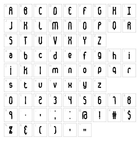 Dented Font Vectordad
