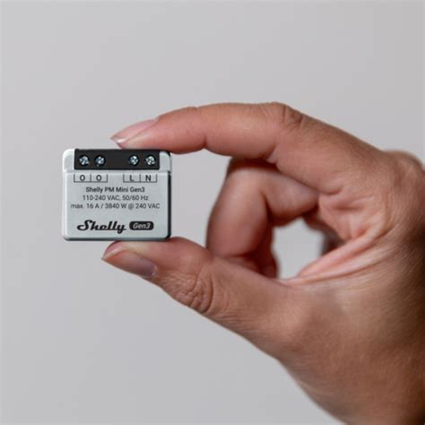 Shelly Plus Pm Mini Gen3 Wifi Energy Meter Bastelgarage Electronics