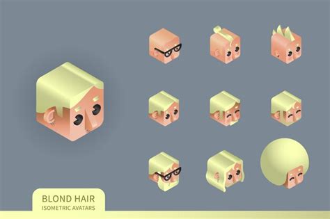 Premium Vector Flat Isometric Set