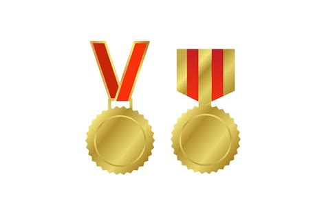 Premium Vector Gold Medal Illustration