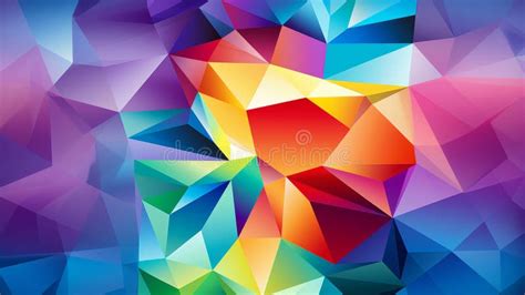 Vibrant Modern Abstract Art Oil Watercolor Geometric Designs For Decorative Patterns And