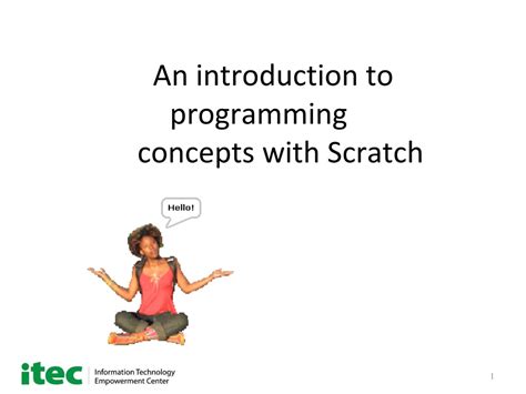 Ppt Exploring Scratch Programming Concepts For Everyone Powerpoint
