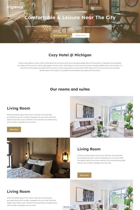 Simple No Code Webpage Builder And Editor For Small Businesses Grorapid