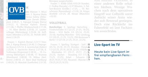 OVB Heimatzeitungen