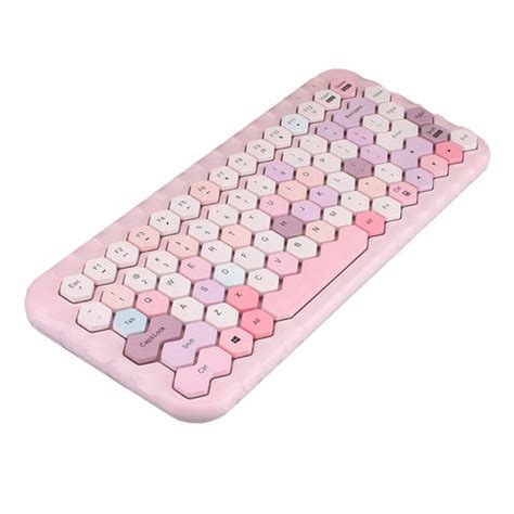 Buy Wholesale China Factory Directly Sales Pc Keyboard With Colorful Honeycomb Keyboard