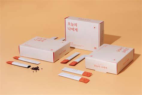 Hidesign 오늘의 나에게 환 스틱 패키지 디자인 식품 패키지 디자인