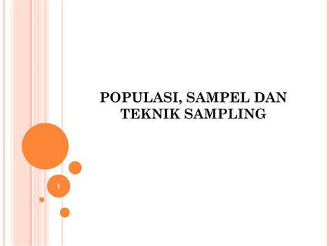 Populasi Sampel Dan Teknik Samplingppt