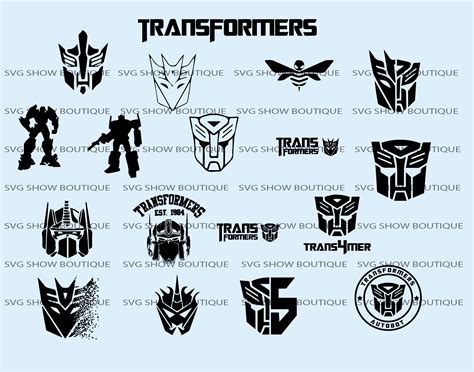 Transformers Svg Transformers Svg Bundle Transformers Logo Etsy Uk