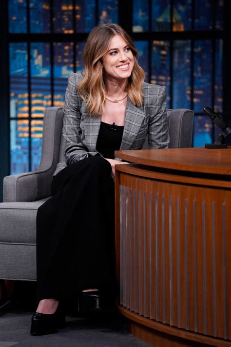 Allison Williams Late Night With Seth Myers In New York About Her