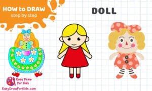 How To Draw A Doll 3 Ways With Pictures