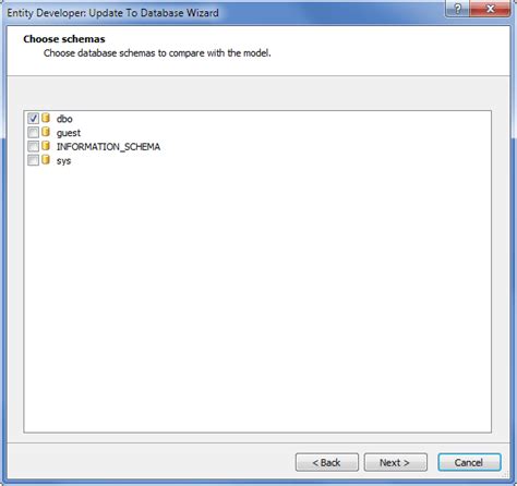 creating model using model first approach
