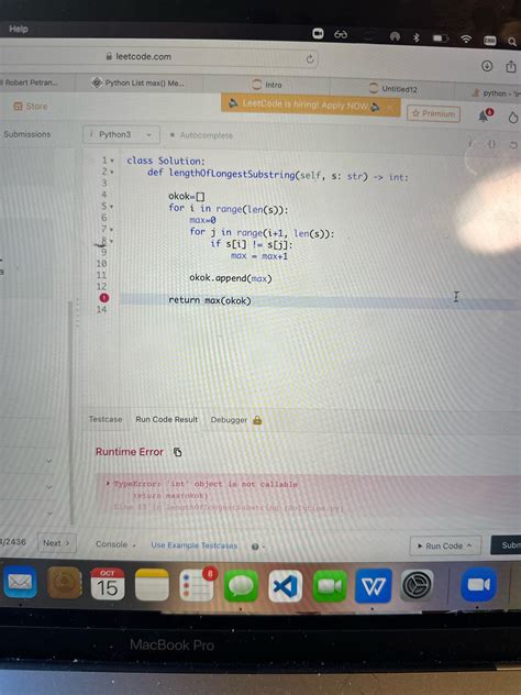 what s wrong here r leetcode