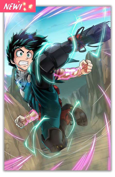 Deku Kicking Pose Even Before Deku Does Anything Extraordinary Or