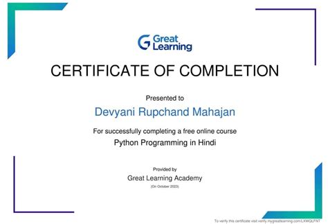 Completed Python Programming Course Devyani Mahajan Posted On The Topic Linkedin