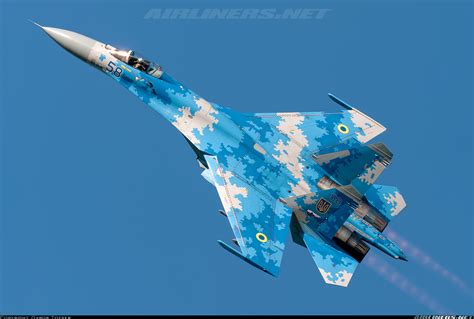 Sukhoi Su 27 Ukraine Air Force Aviation Photo 4222233