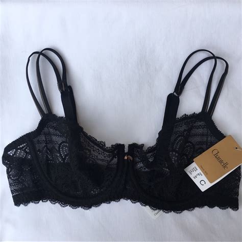 Chantelle Intimates Sleepwear Chantelle Merci Demi Brablack 38c