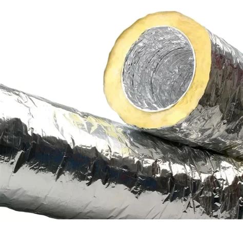 Duto Flexível Isolado 200 Mm 6 Metros Aluminio 8 Polegadas Frete Grátis