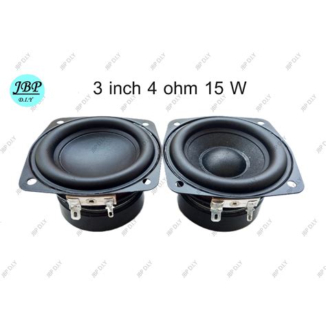 ราคาต่อ 1 ชิ้น ลำโพงฟูลเรนจ์ 3 นิ้ว 4 โอห์ม 15 วัตต์ Mid Bass