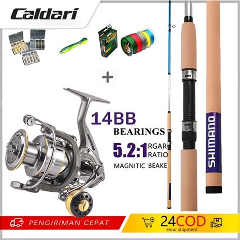 Jual Shimano Pancing Set Joran Pancing Set Dengan Bahan Serat Karbon